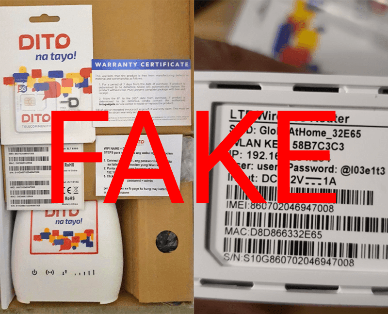 Be guarded, fake DITO Prepaid Wi-Fi modems and Pocket Wi-Fis have ...